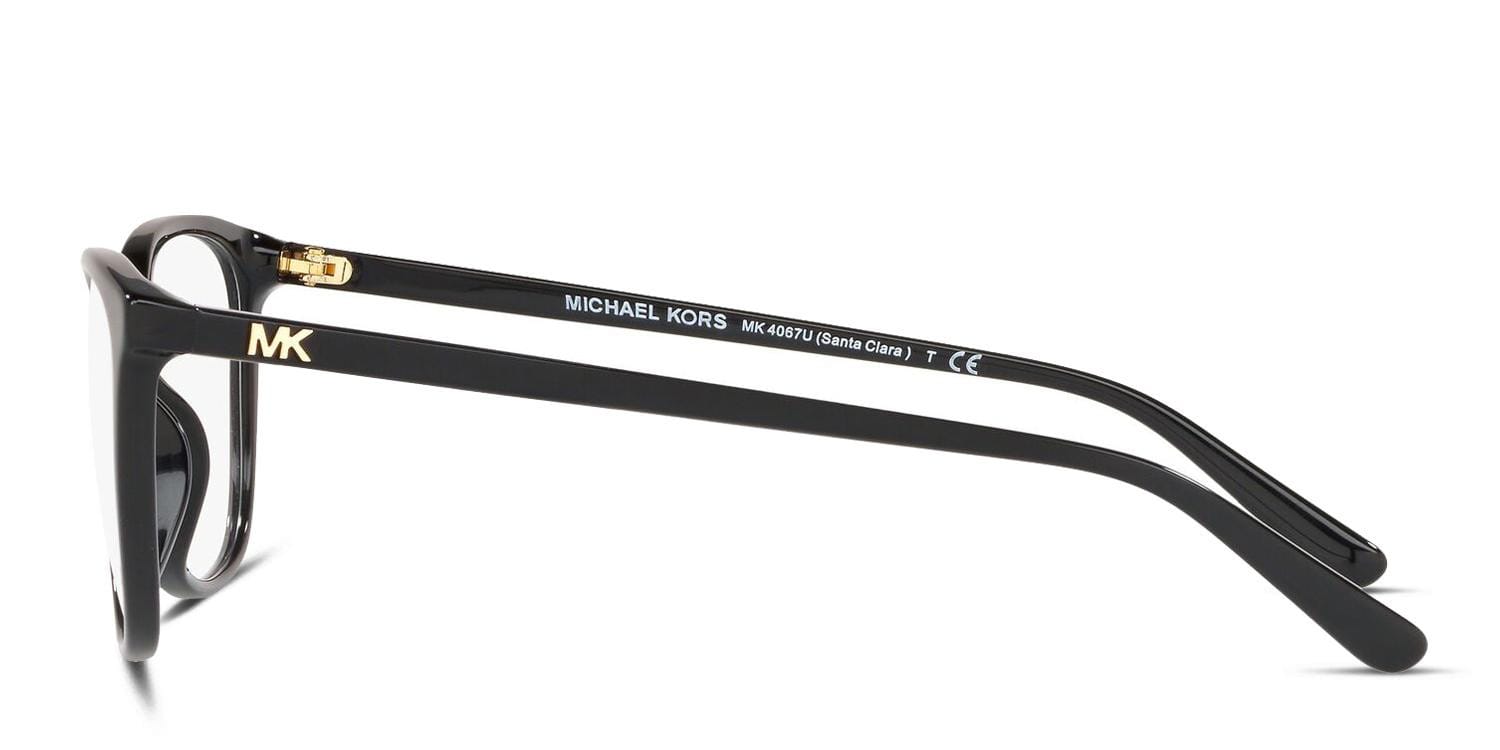 Michael Kors MK4067U Santa Clara Black Prescription Eyeglasses