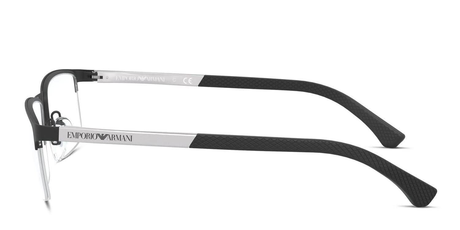 Emporio Armani EA1041 Black/Silver Prescription Eyeglasses