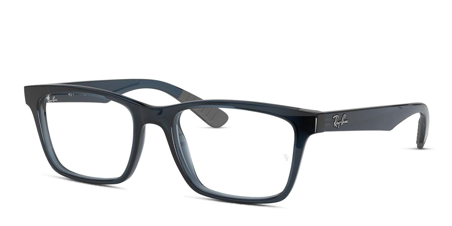 Ray-Ban 7025 Blue/Gray/Clear Prescription Eyeglasses