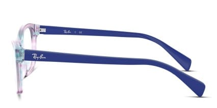 Ray-Ban RY1591 Kids Multicolor, Clear, Purple Eyeglasses | Includes ...