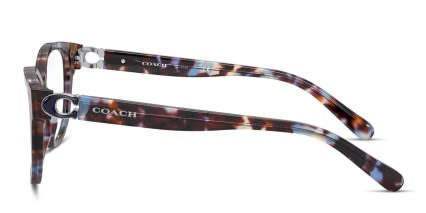 Coach HC6153 Tortoise/Blue Eyeglasses | Includes Free Rx Lenses ...