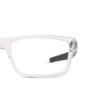 Oakley Currency Clear/Black Eyeglasses | Includes Free Rx Lenses ...