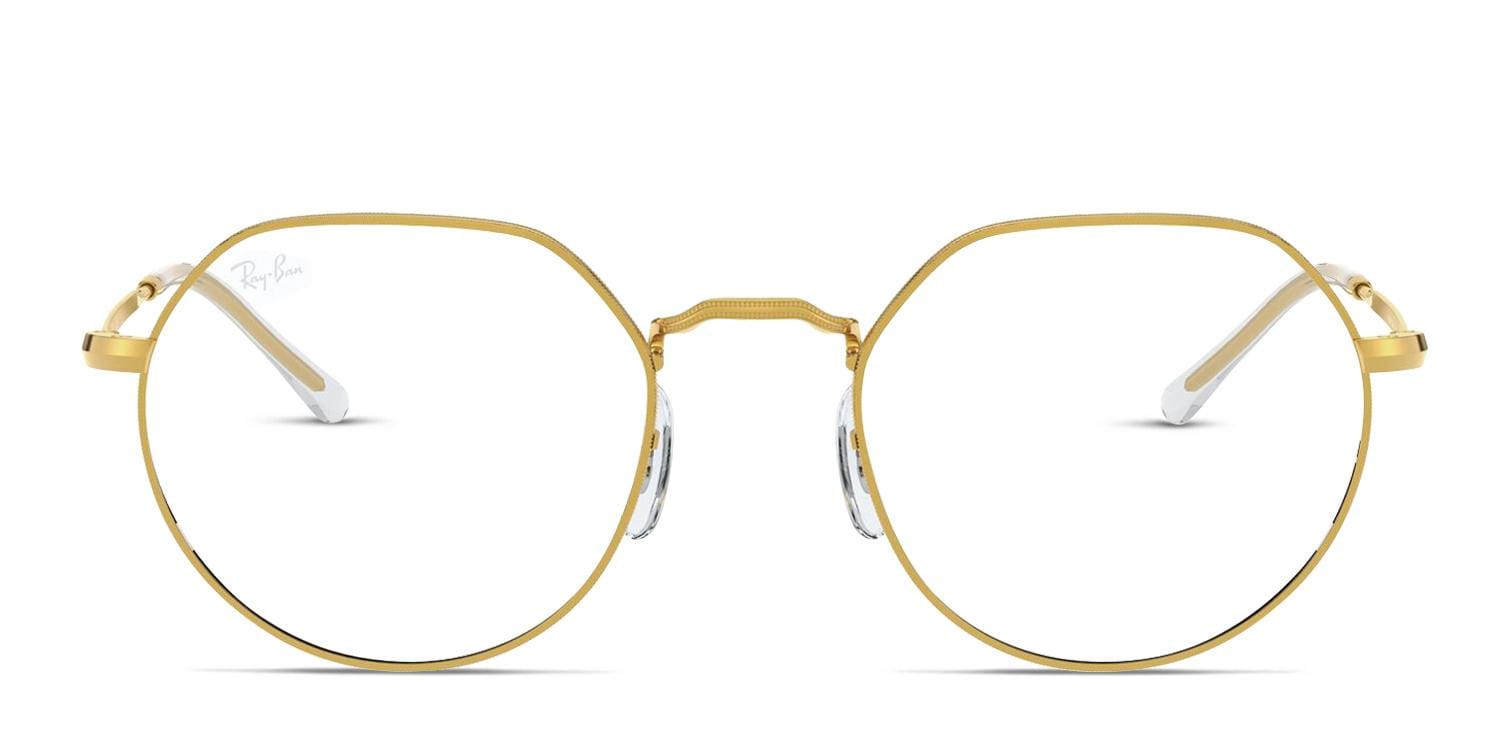 Ray-Ban RX6465 Jack Gold Eyeglasses | Includes Free Rx Lenses ...
