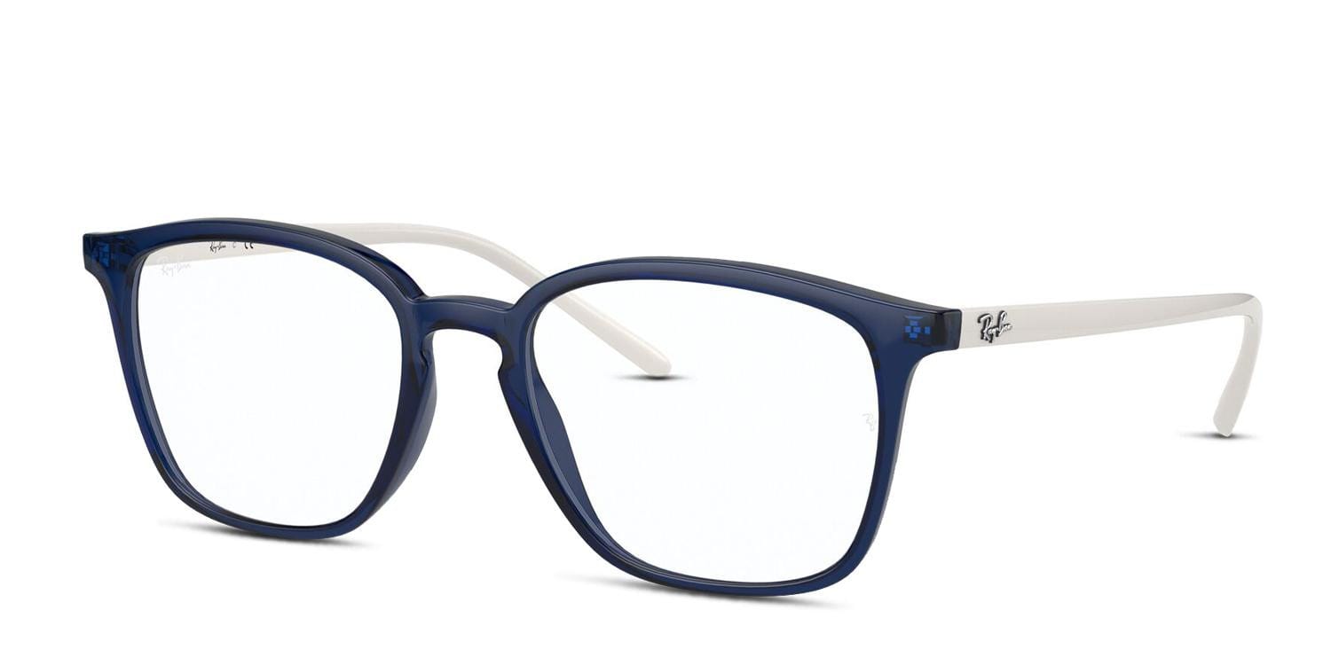Ray-Ban RX7185 Blue/White Prescription Eyeglasses
