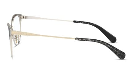 Coach HC5111 Black/Gold Eyeglasses | Includes Free Rx Lenses ...