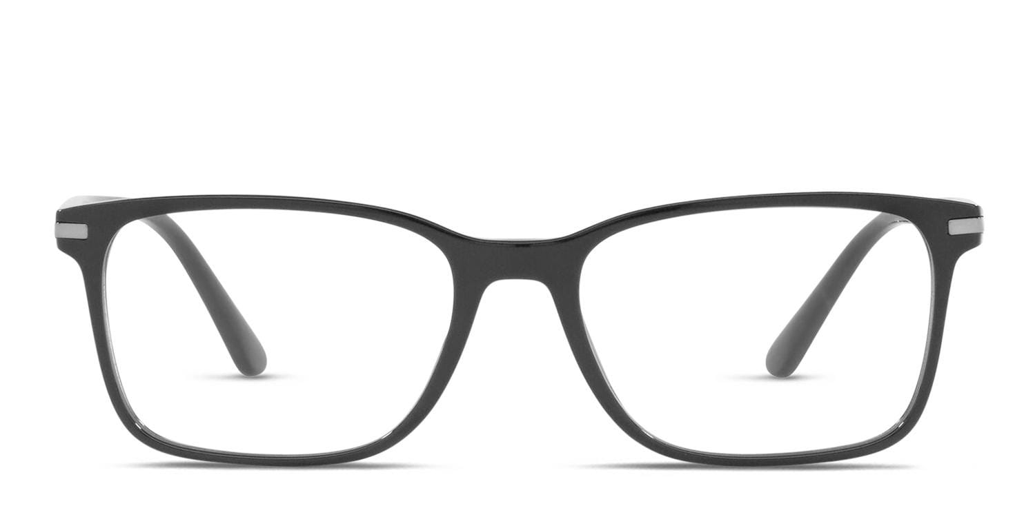 Prada PR 14WV Shiny Black Eyeglasses | Includes Free Rx Lenses ...
