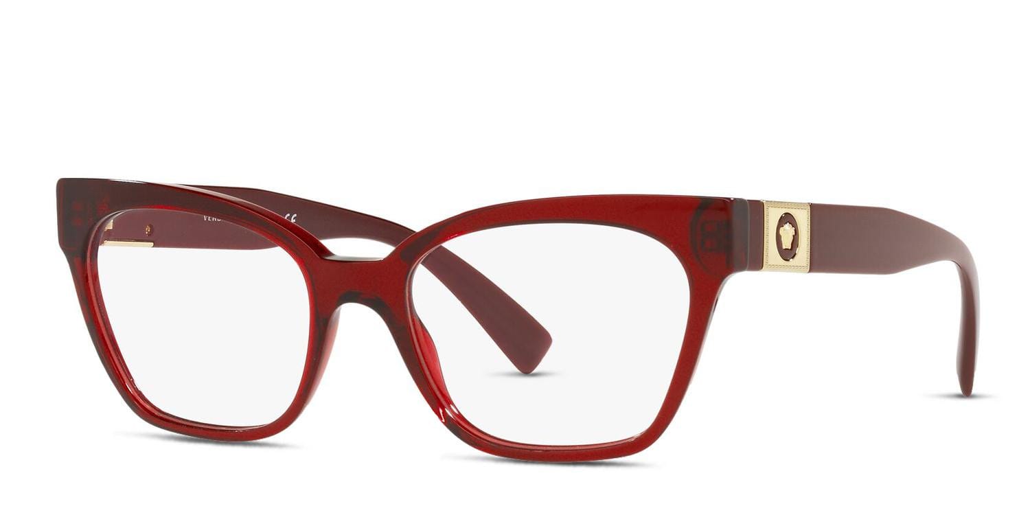 Versace VE3294 Red Prescription Eyeglasses