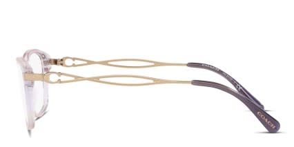 Coach HC6172 Purple/Clear/Gold Eyeglasses | Includes Free Rx Lenses ...