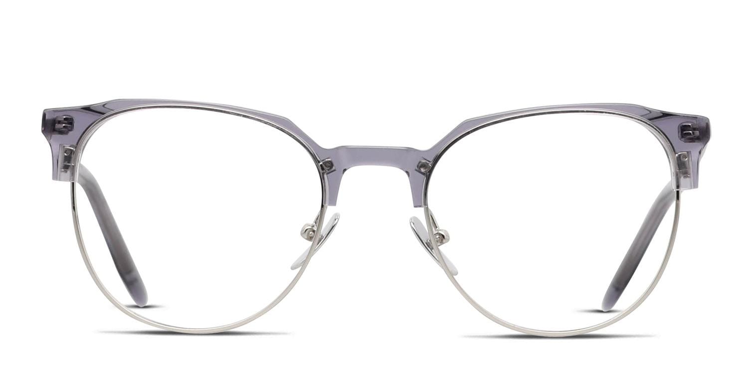 Diff Kira Gray/Clear/silver Eyeglasses | Includes Free Rx Lenses ...
