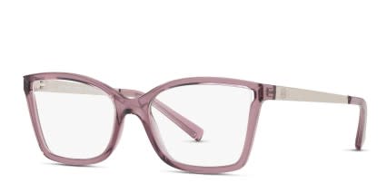 Michael Kors MK4058 Caracas Purple/Clear/Silver Eyeglasses | Includes ...