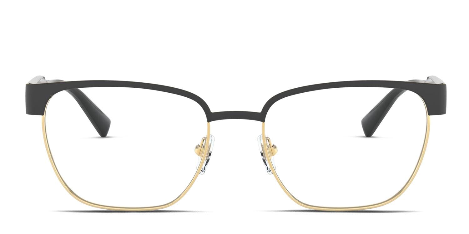 Versace VE1264 Black/Gold Eyeglasses | Includes Free Rx Lenses ...