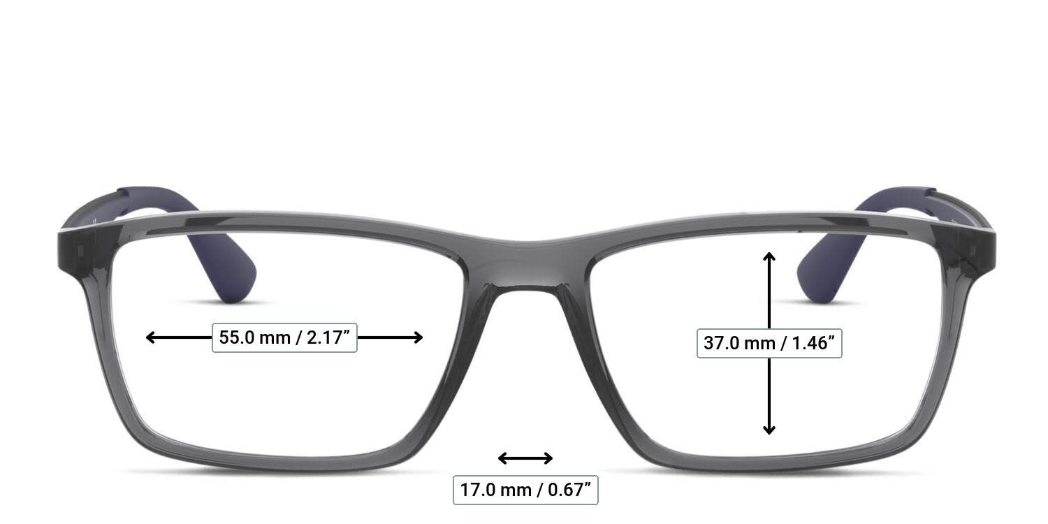 Ray-Ban RX7056 Gray Eyeglasses | Includes Free Rx Lenses | GlassesUSA.com