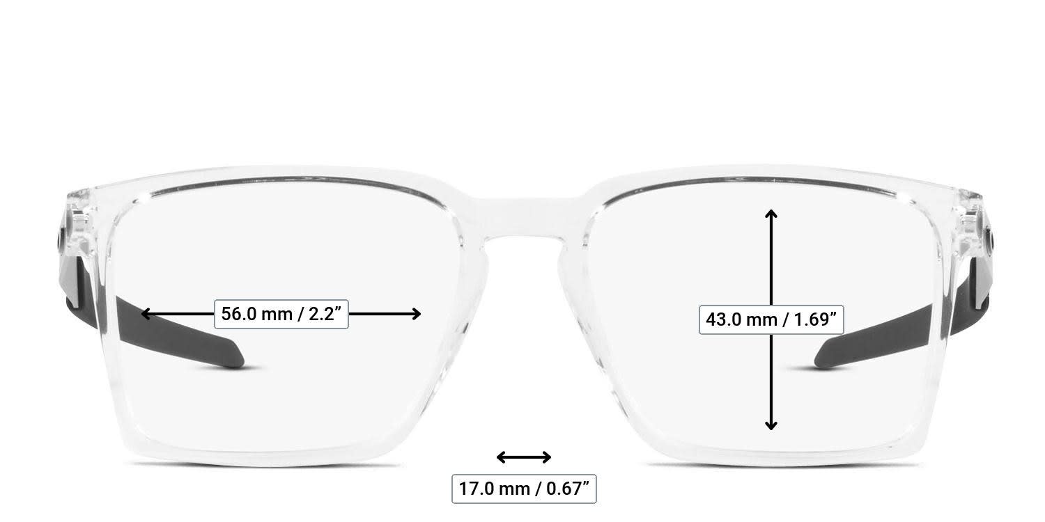 Oakley OX8055 Exchange Clear Eyeglasses | Includes Free Rx Lenses ...