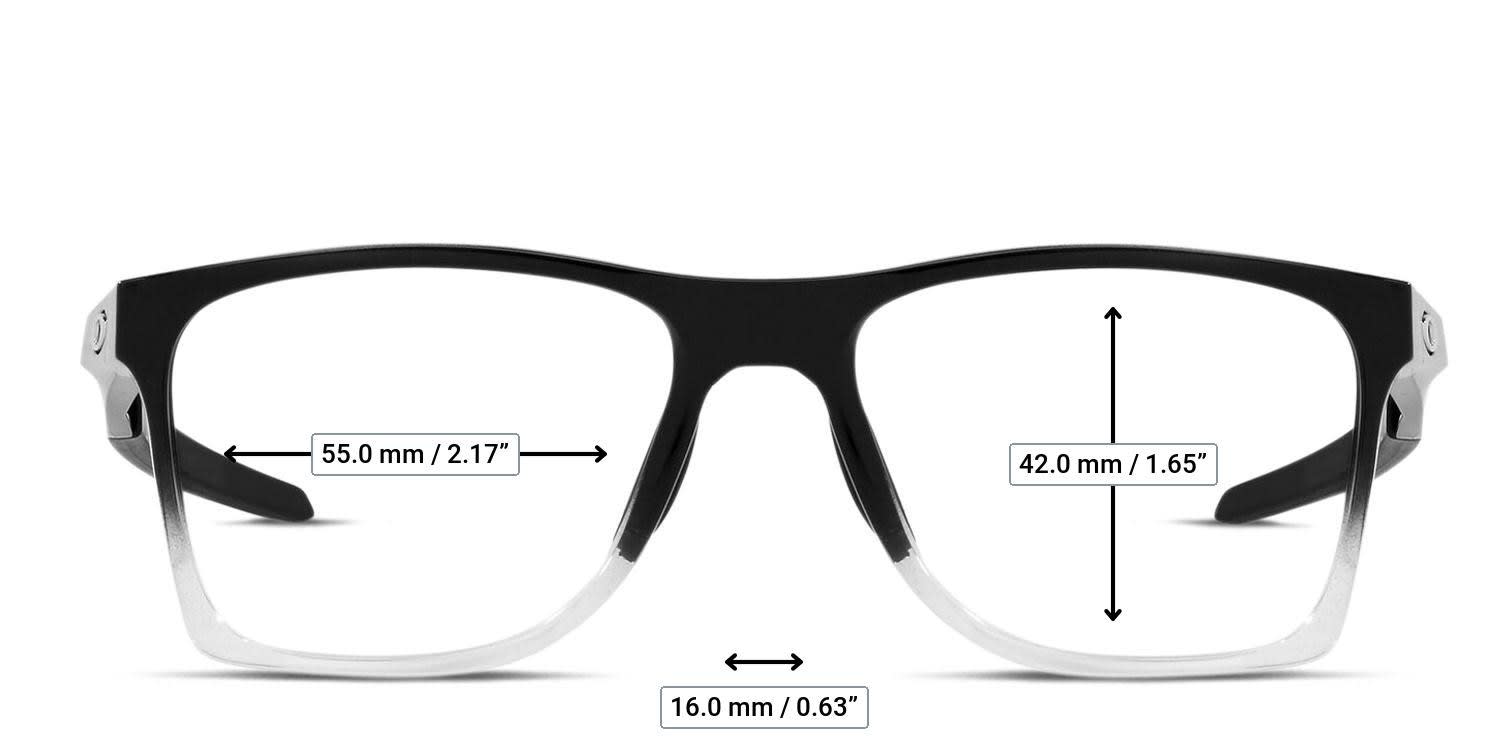 Oakley OX8173 Activate Shiny Black/Clear Eyeglasses | Includes Free Rx ...