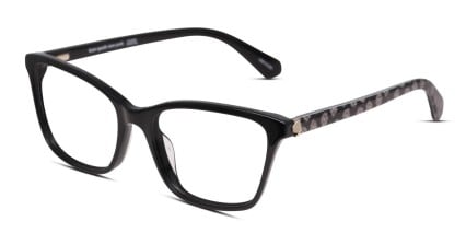 Kate Spade Cailye Shiny Black Eyeglasses | Includes Free Rx Lenses ...