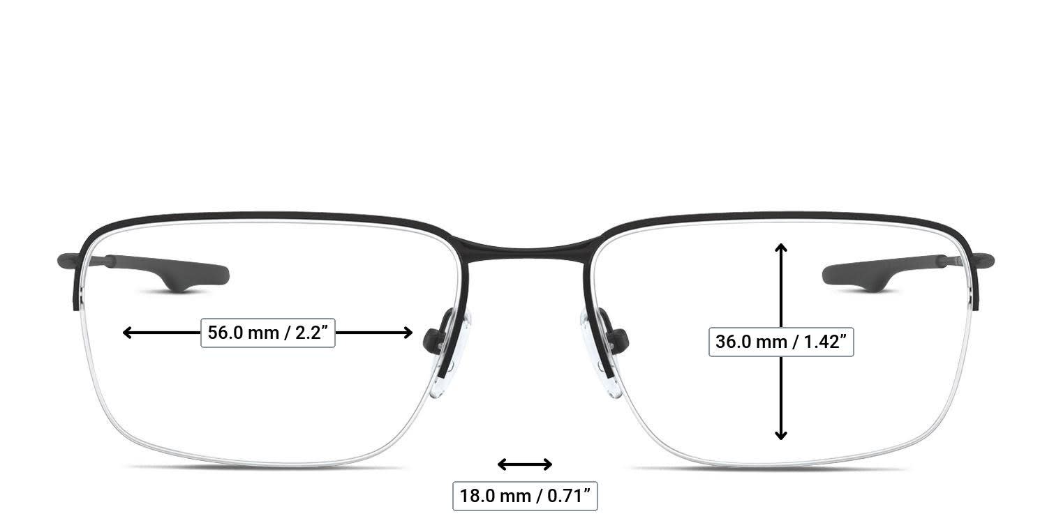 Oakley OX5148 Wingback SQ Black Eyeglasses | Includes Free Rx Lenses ...