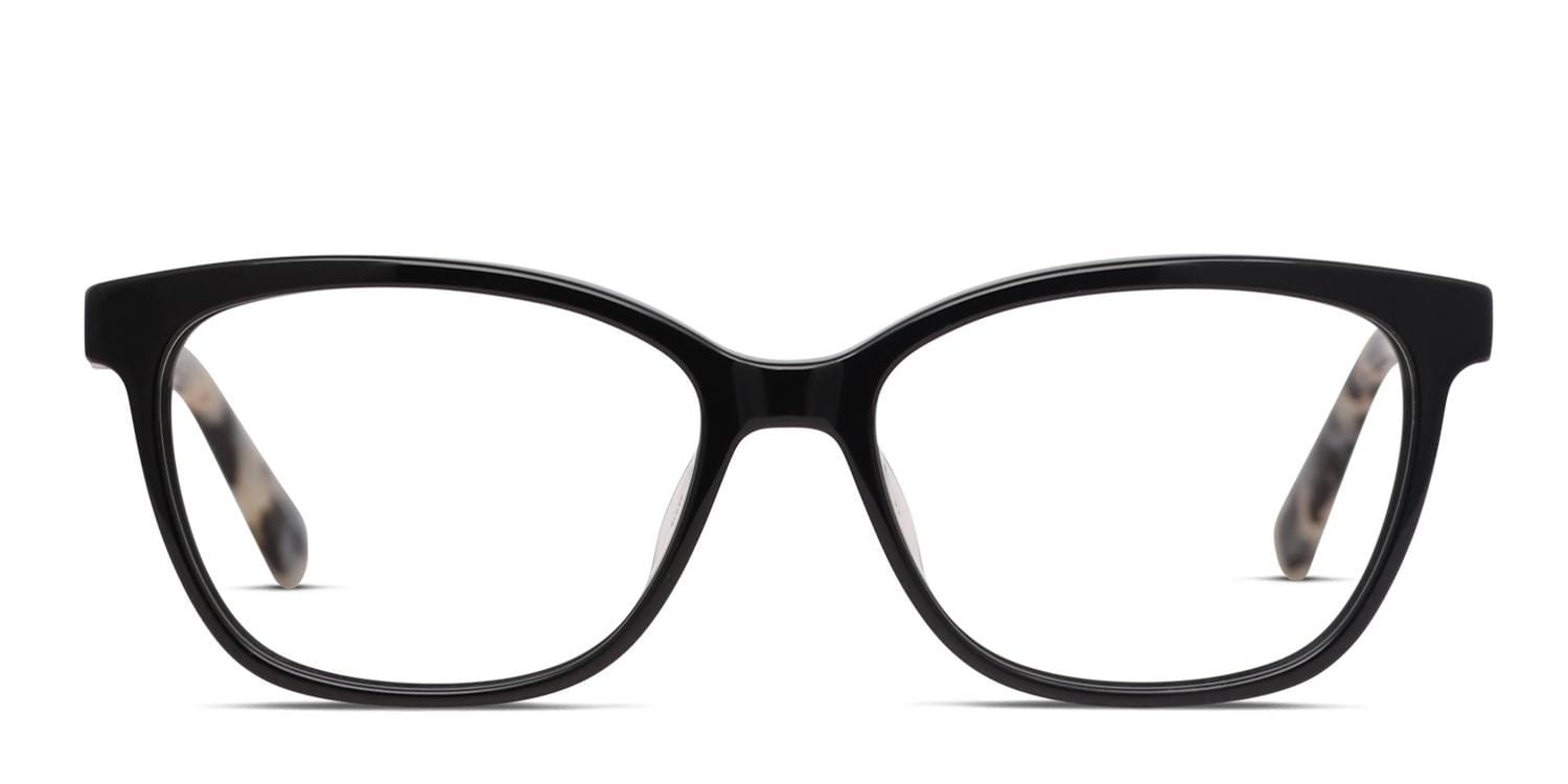Kate Spade Emilyn Shiny Black Eyeglasses | Includes Free Rx Lenses ...