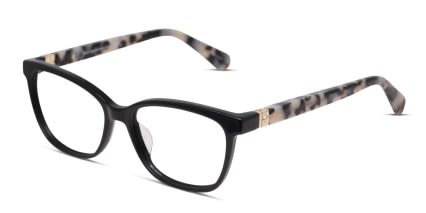 Kate Spade Emilyn Shiny Black Eyeglasses | Includes Free Rx Lenses ...