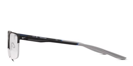 Nike 8045 Matte Black Eyeglasses | Includes Free Rx Lenses | GlassesUSA.com