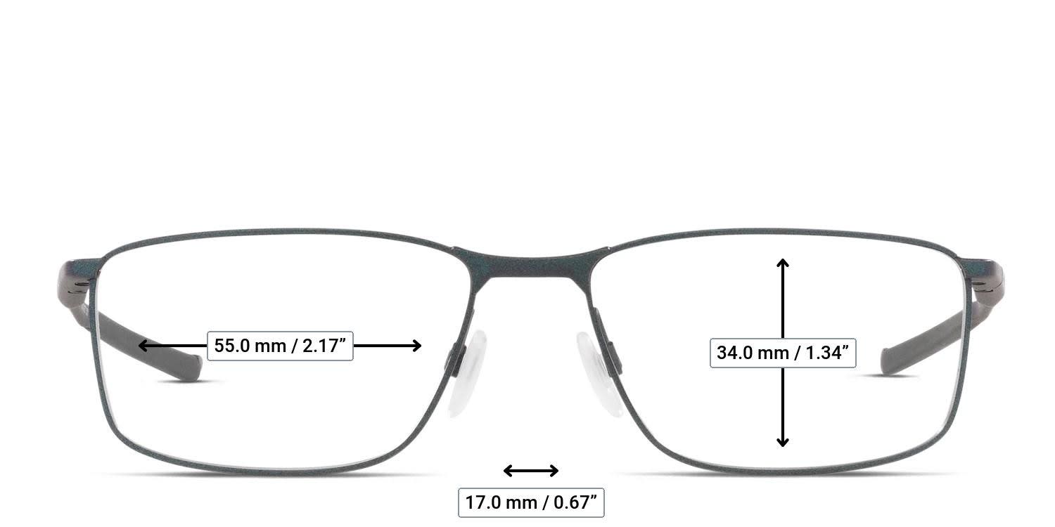 Oakley OX3217 Socket 5.0 Silver Eyeglasses | Includes Free Rx Lenses ...