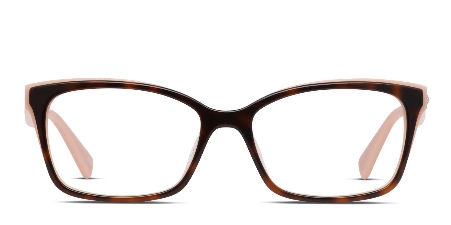 Kate Spade Jeri Tortoise, Pink Eyeglasses | Includes Free Rx Lenses ...
