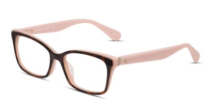 Kate Spade Jeri Tortoise, Pink Eyeglasses | Includes Free Rx Lenses ...