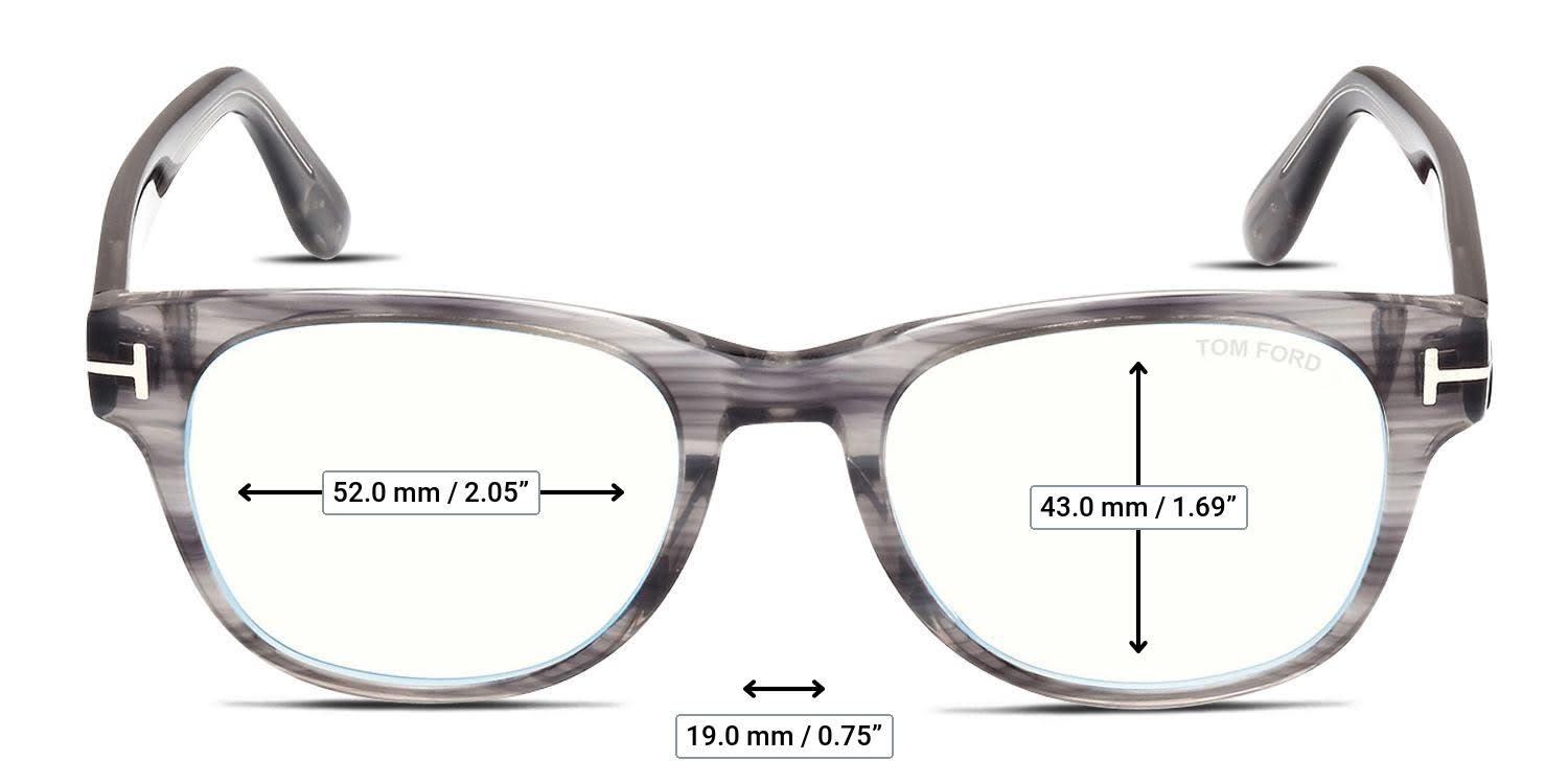 Tom Ford TF5898-B Gray Prescription Eyeglasses