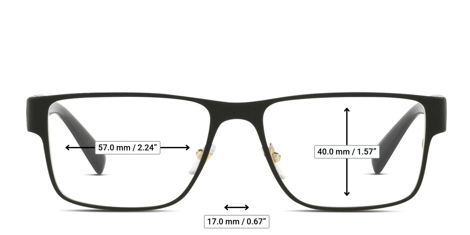 Versace VE1274 black frame