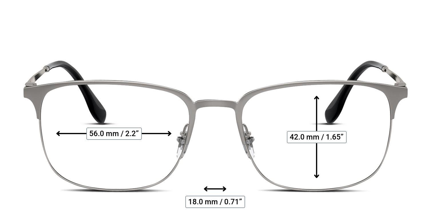 Ray-Ban RX6494 gunmetal frame