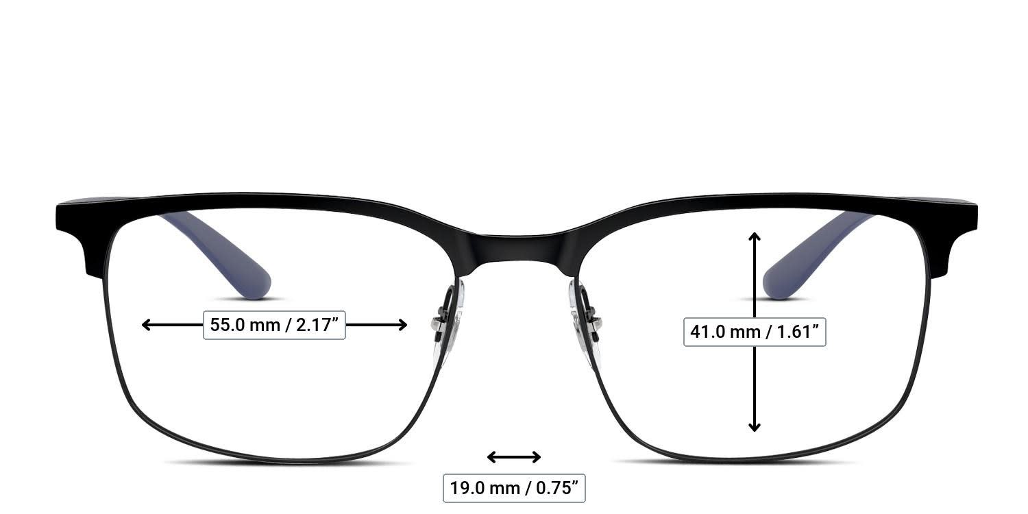 Ray-Ban RX6518 black frame