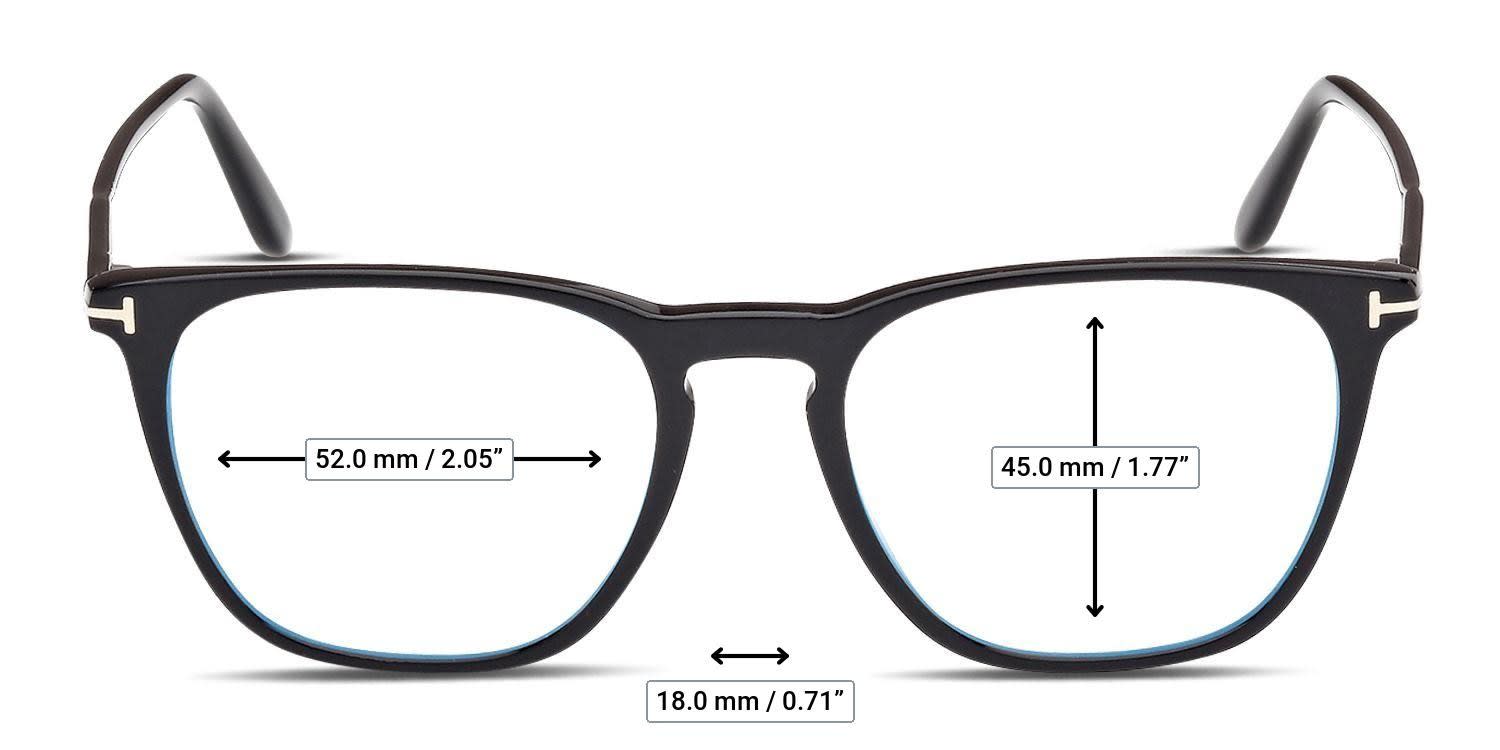 Tom Ford TF5937-B Shiny Black Prescription Eyeglasses