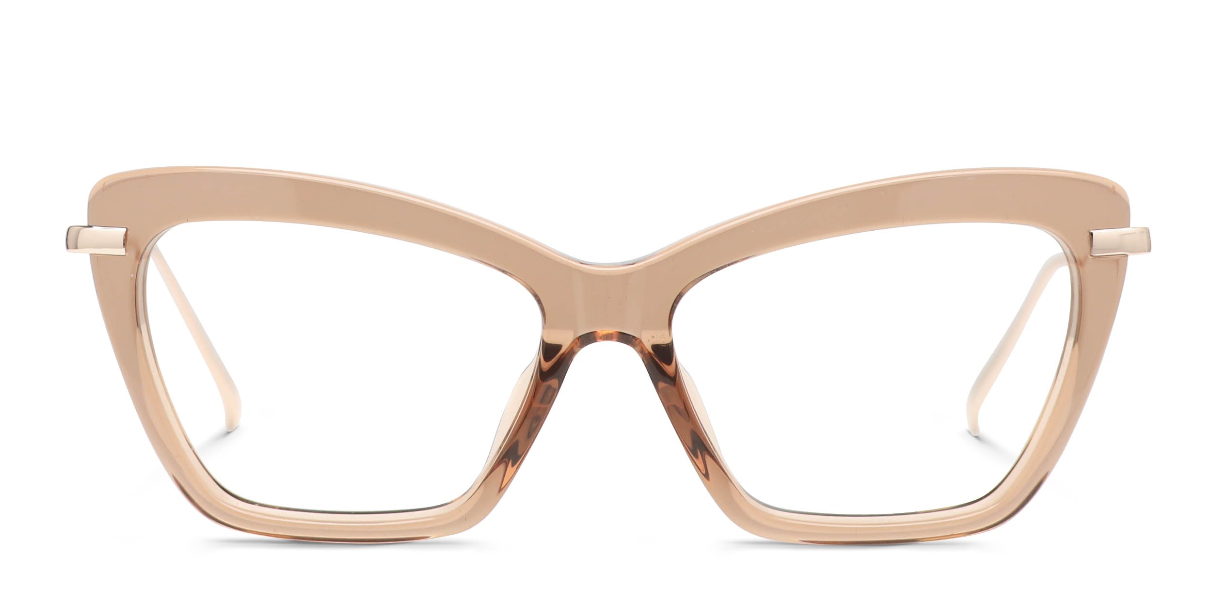 Diff Mila Beige, Clear Prescription Eyeglasses