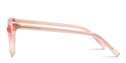 Diff Carina Pink, Clear Prescription Eyeglasses