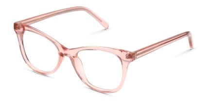 Diff Carina Pink, Clear Prescription Eyeglasses