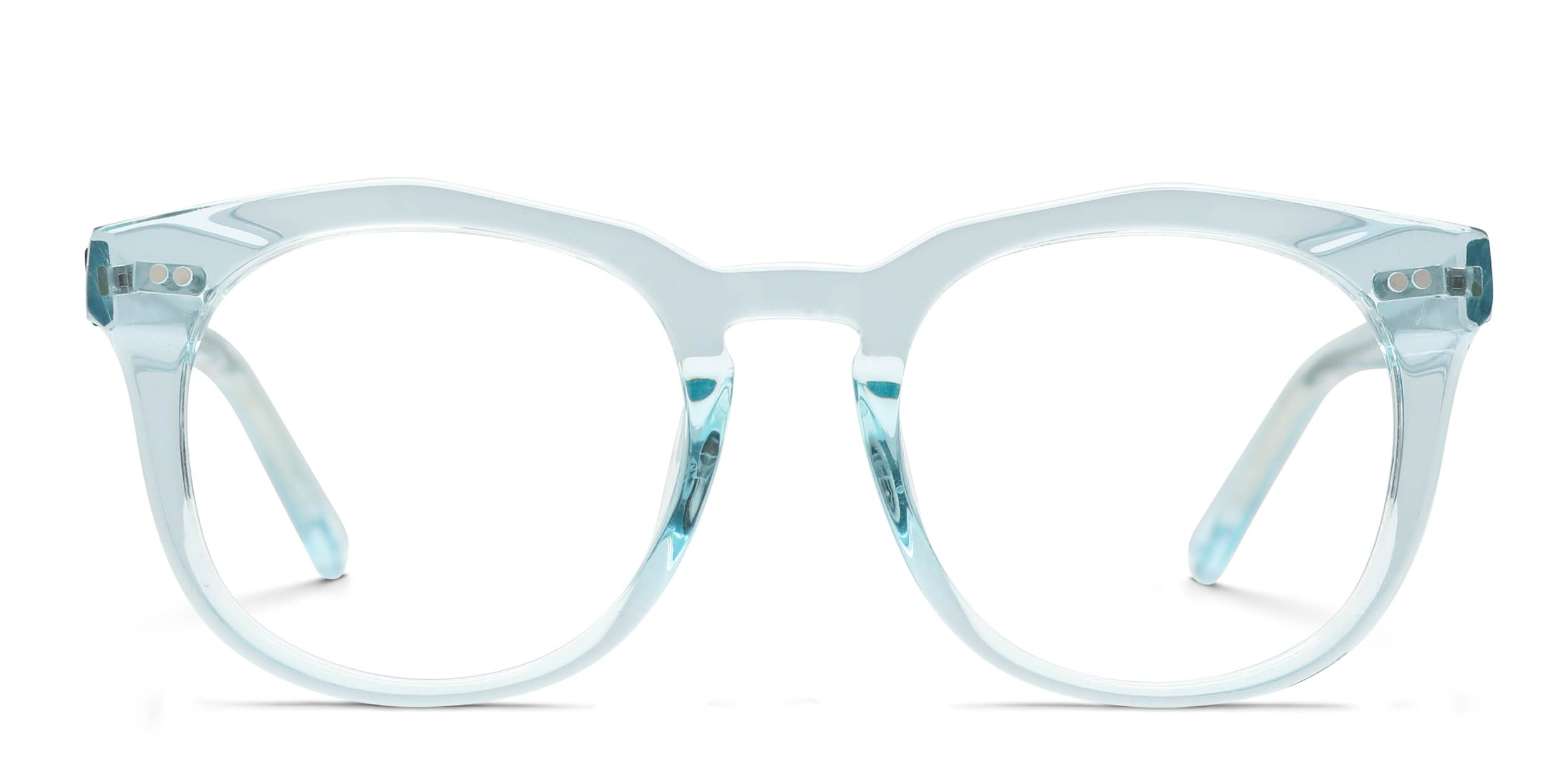 Diff Weston Blue, Clear Prescription Eyeglasses