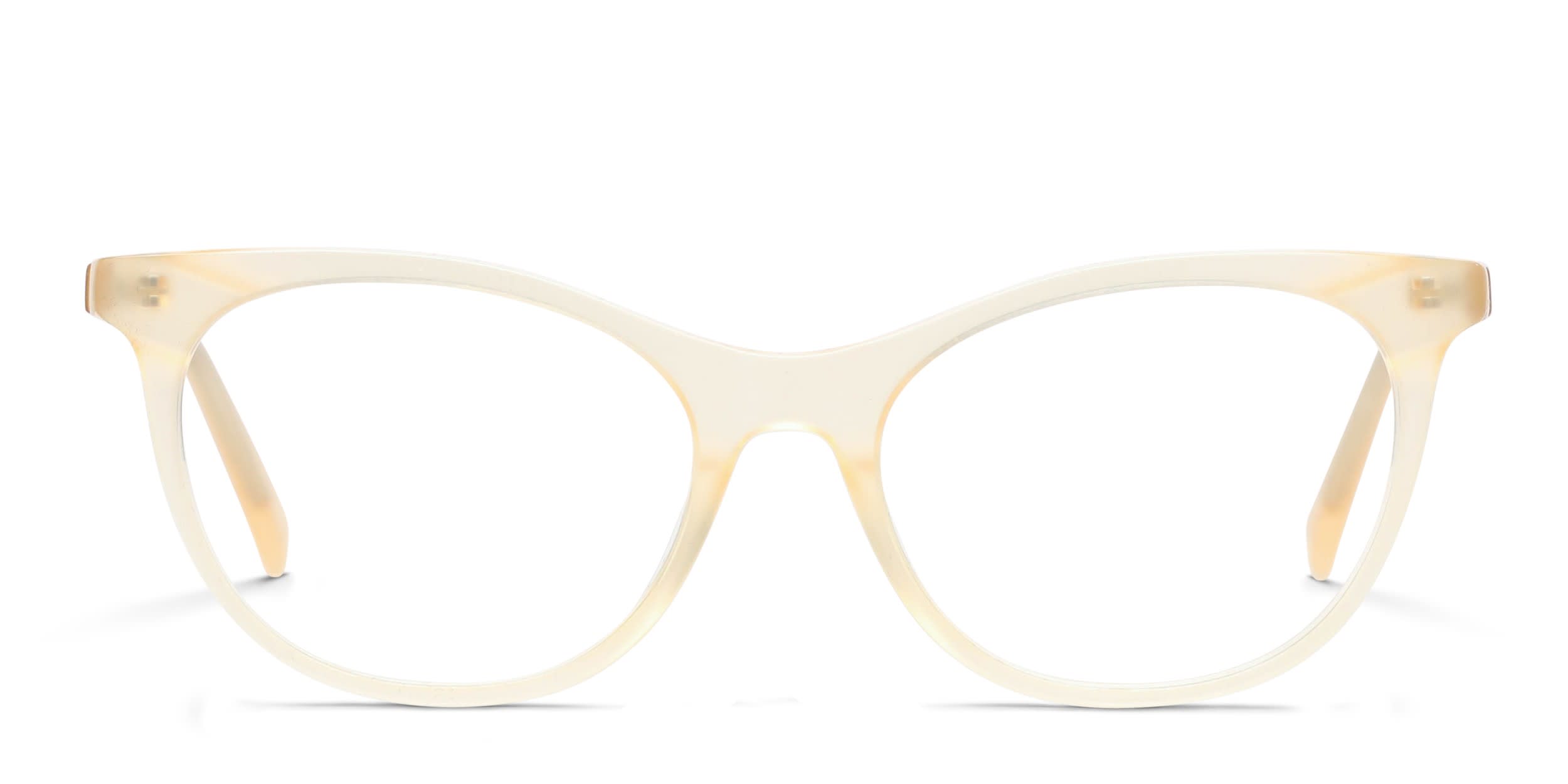 Diff Jade Yellow, Claer Prescription Eyeglasses