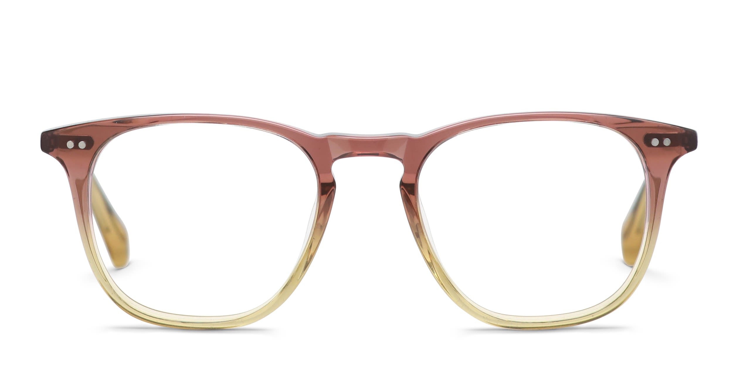 Diff Maxwell Brown, Yellow Prescription Eyeglasses