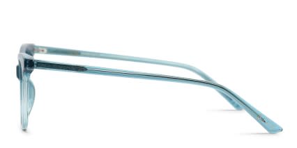 Diff Jade Blue, Clear Prescription Eyeglasses