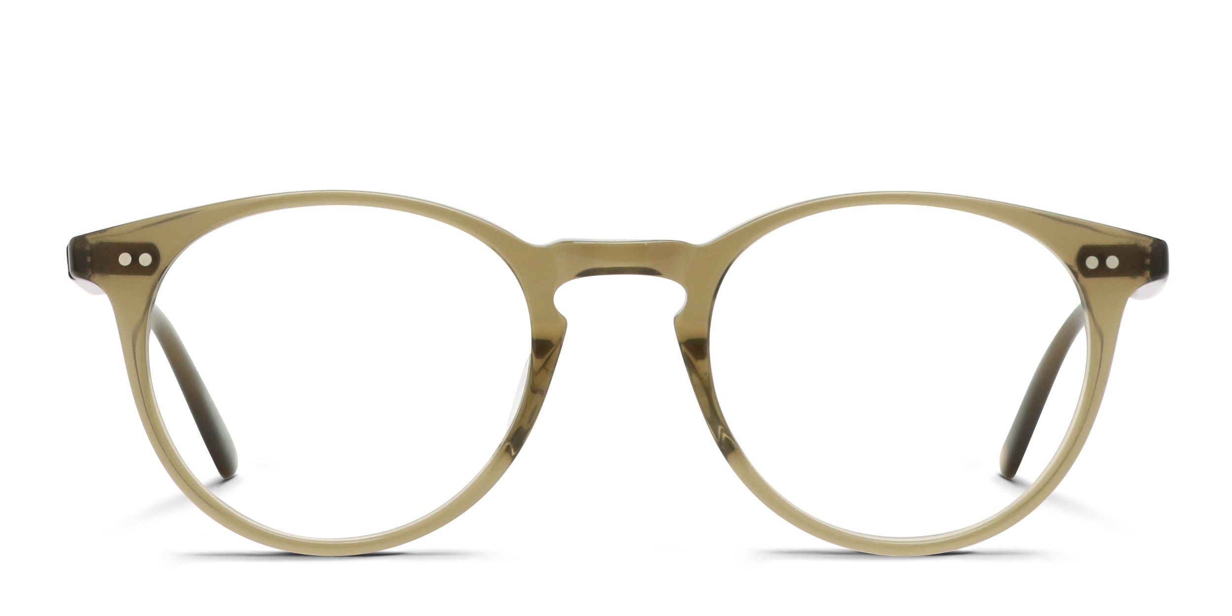 Garrett Leight Windward Green, Clear Prescription Eyeglasses