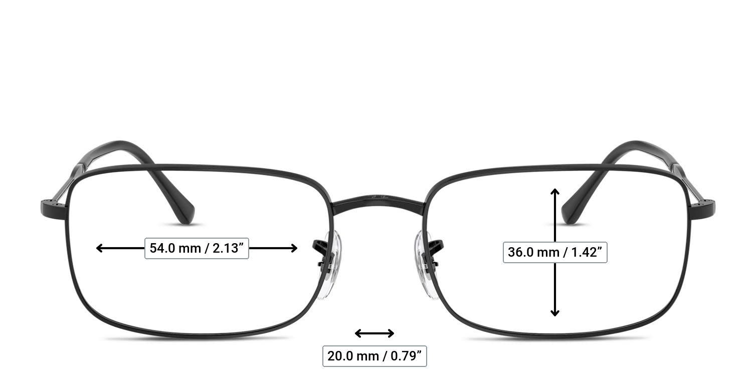 Ray-Ban RX3746V black frame