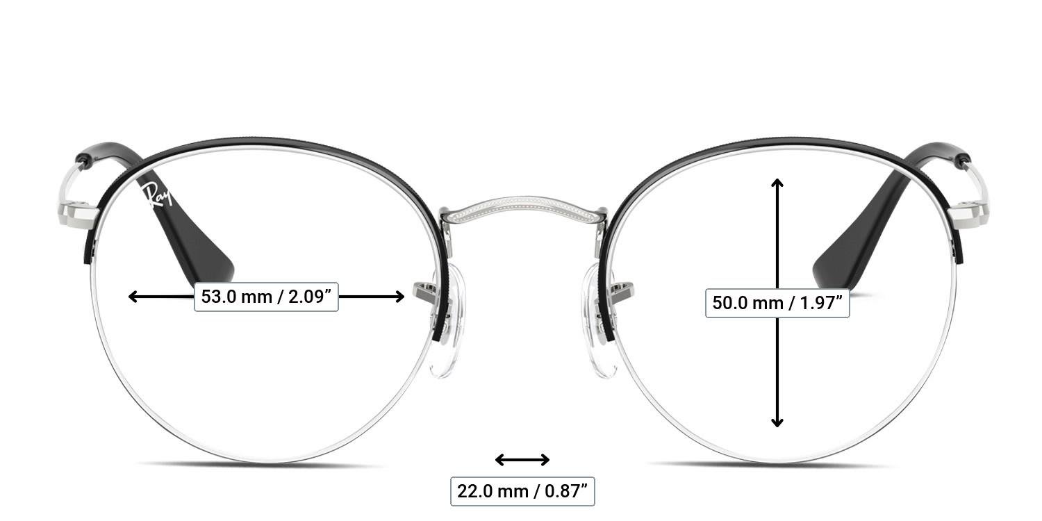 Ray-Ban RX3947V black , silver frame