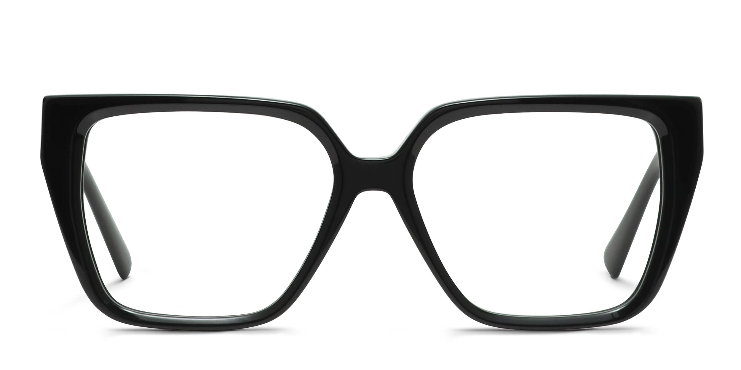 Diff Olive Shiny Black Prescription Eyeglasses