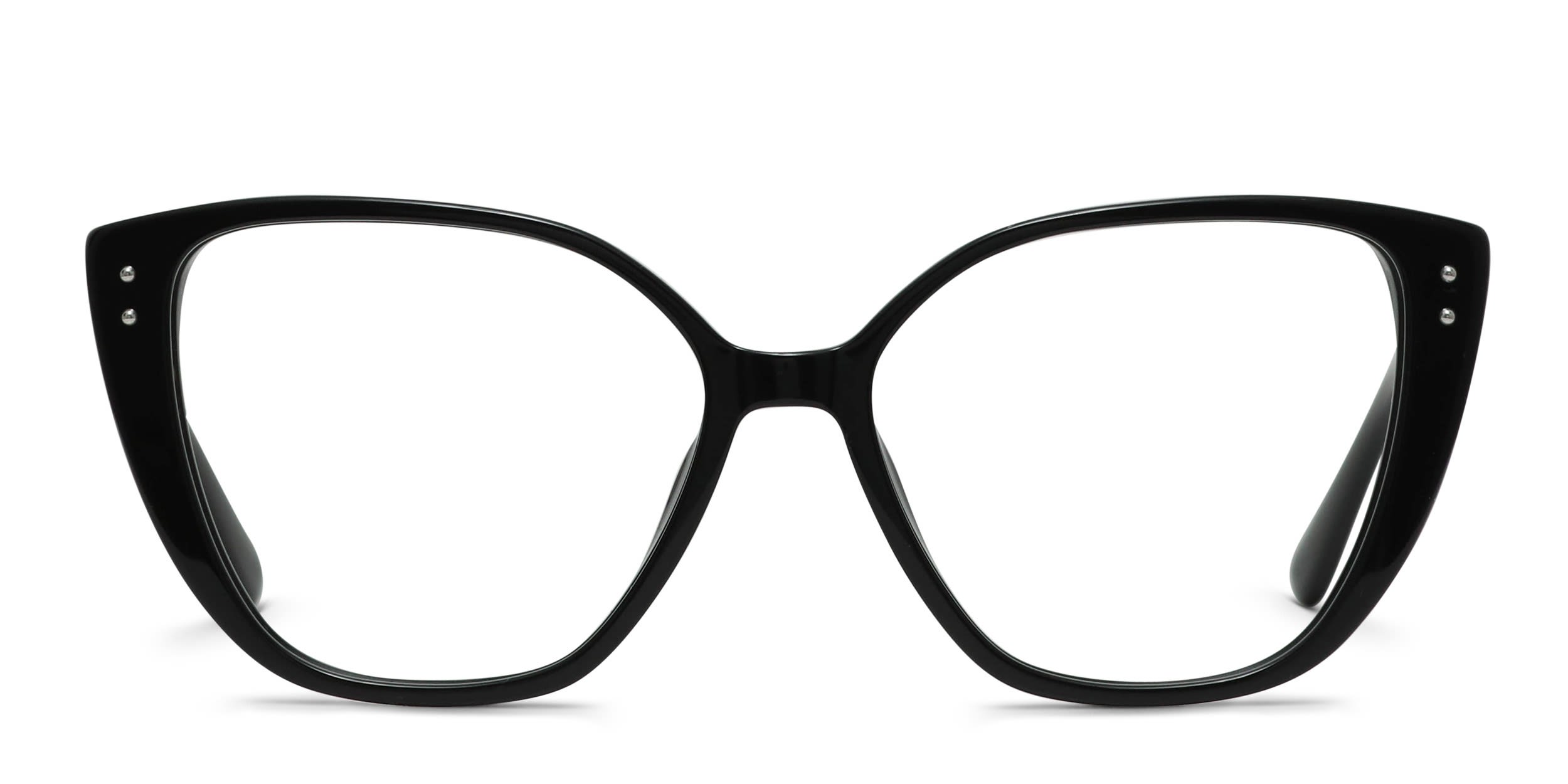 Diff Amelia Shiny Black Prescription Eyeglasses