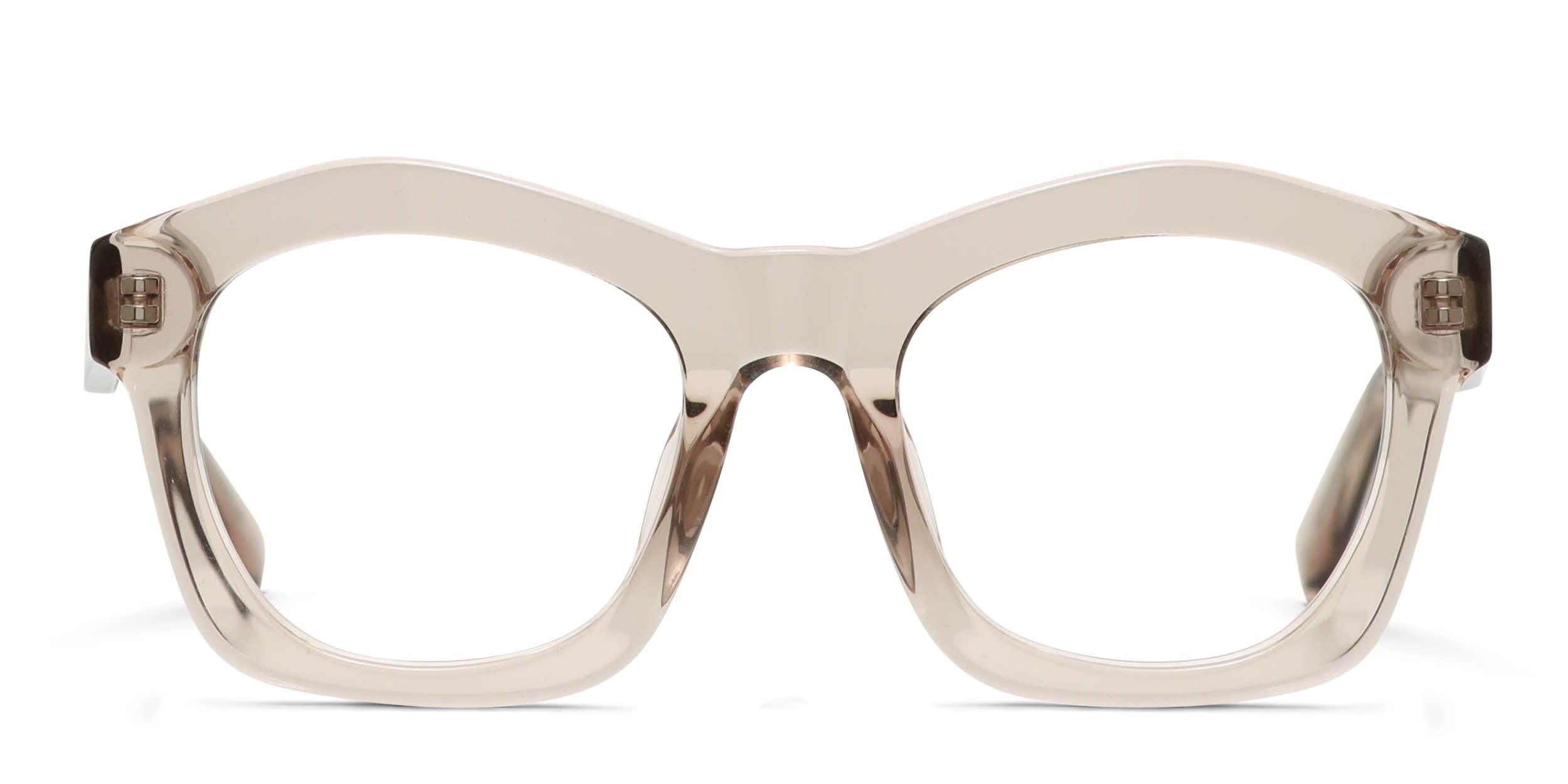Diff Hayden Brown, Clear Prescription Eyeglasses