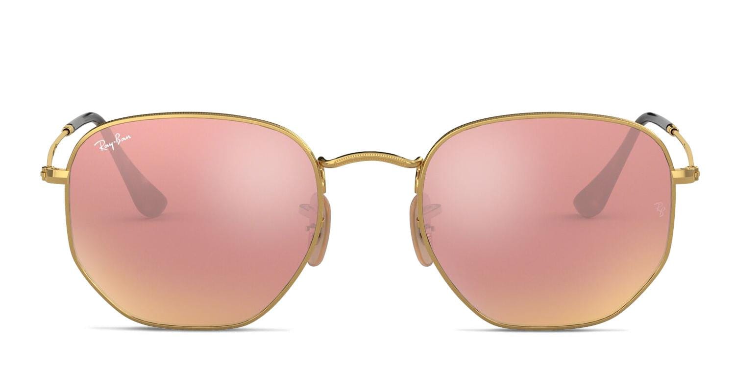 Ray-Ban RB3548N Gold/Pink Sunglasses