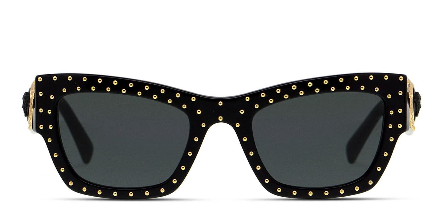 Versace 0VE4358 Black, Glitter Prescription Sunglasses - 50% Off Lenses
