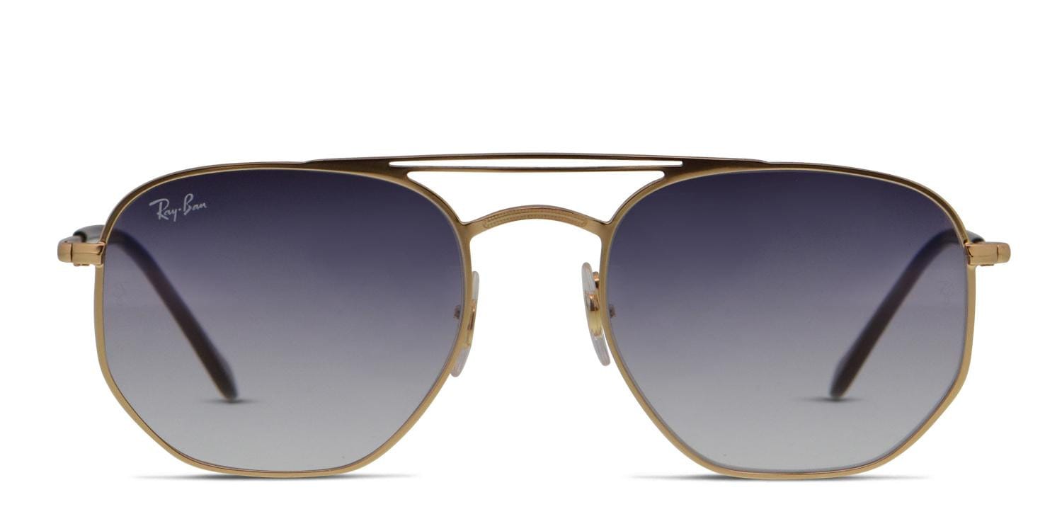 Ray-Ban RB3609 Gold Prescription Sunglasses - 50% Off Lenses