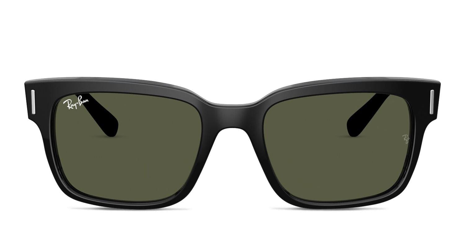Ray-Ban RB2190 Jeffrey Black, Green Prescription Sunglasses