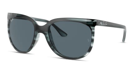 Ray-Ban 4126 Cats 1000 Blue/Tortoise Prescription Sunglasses