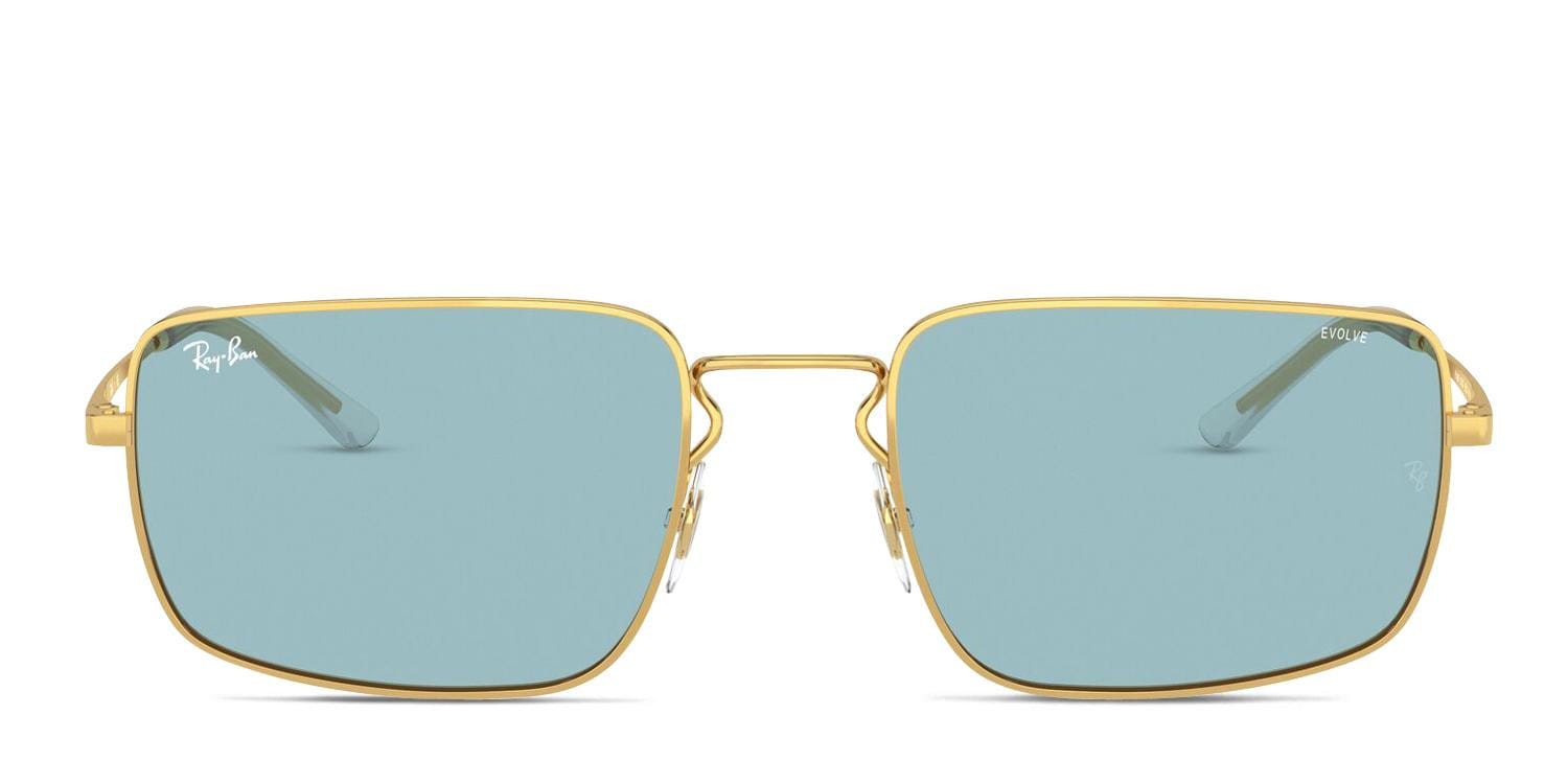 Ray-Ban RB3669 Gold/Blue Prescription Sunglasses